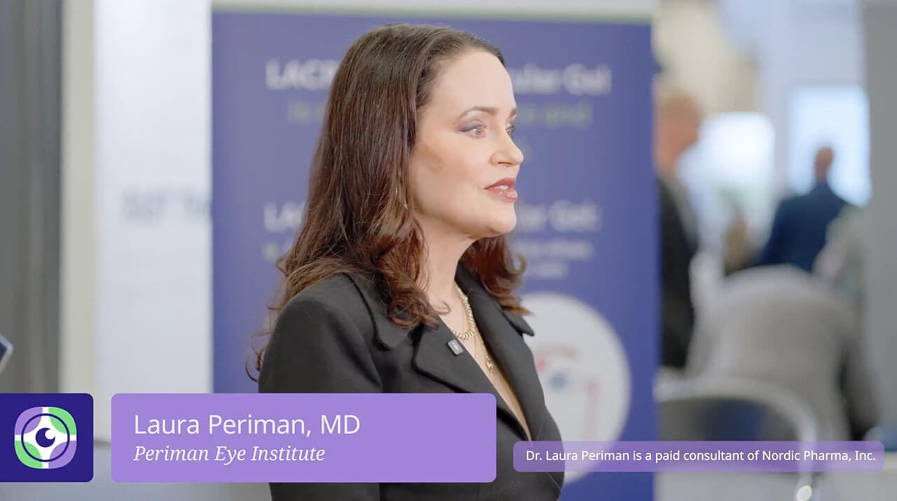 Dr. Laura Periman at Vision Expo West weighs in on using LACRIFILL ...